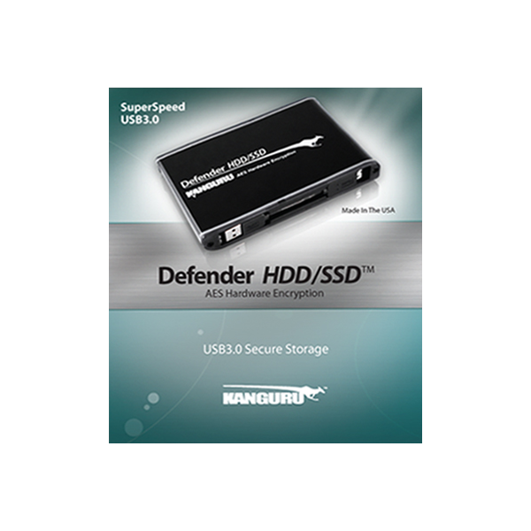 Kanguru Defender HDD - Disque Dur Crypté (FIPS 197) - Soft Expansion